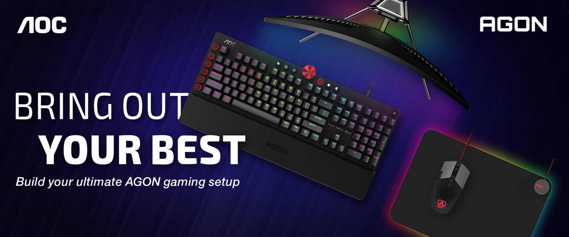 AOC Launches New Range of AGON Gaming Peripherals | eTeknix AOC Launches New Range of AGON Gaming Peripherals | eTeknix
