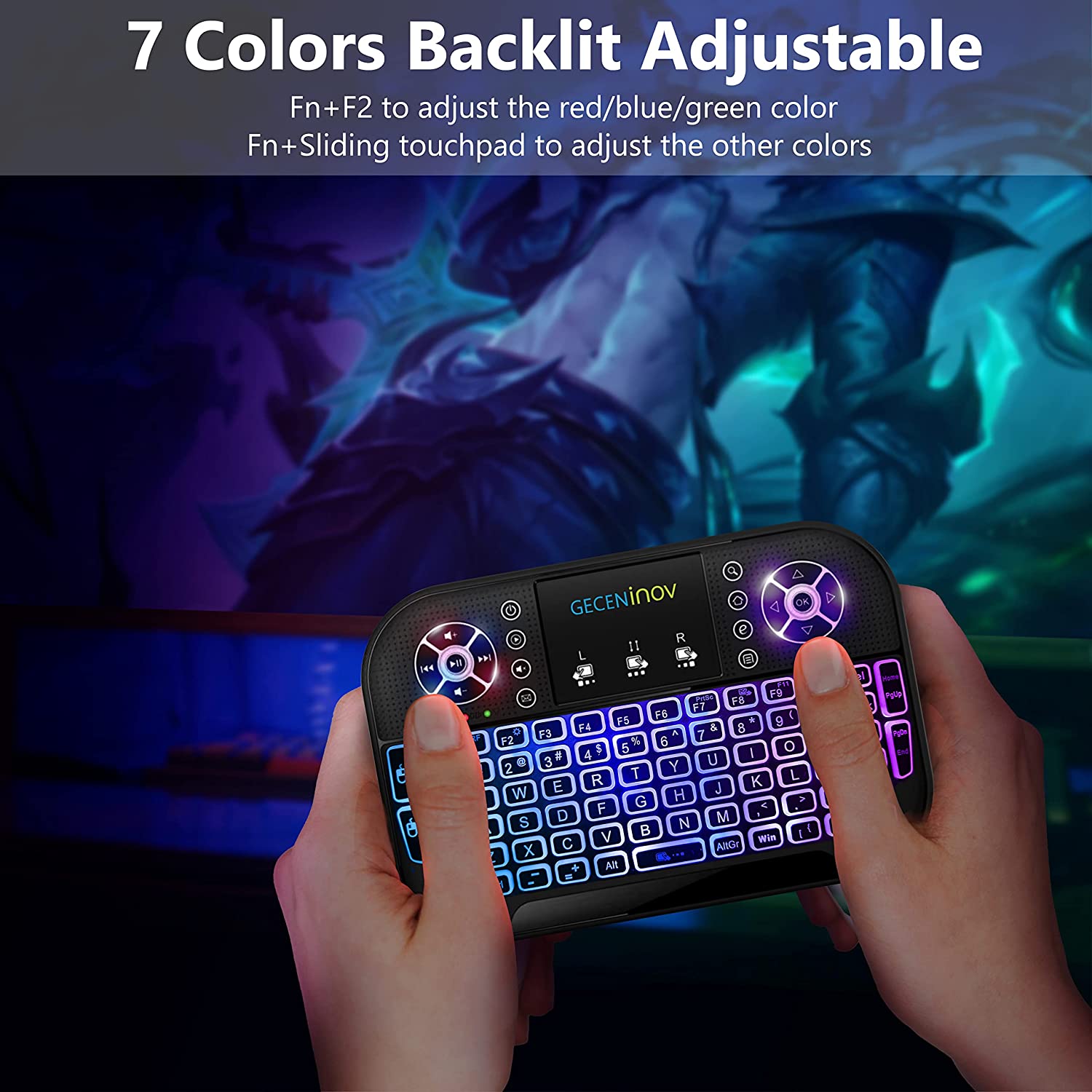 Mini Wireless Keyboard with RGB | eTeknix